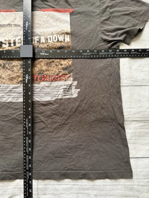 SYSTEM OF A Down Toxicity Album Cover Tracklist T Shirt Size XL Modern ...