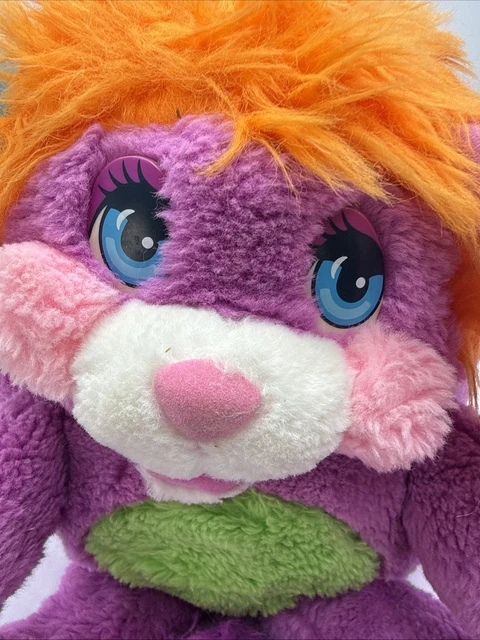 VINTAGE 1980’S TOY Popple 1985 Pancake 15” Popples Purple Plush $55.02 ...