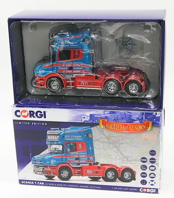 CORGI 1/50 SCALE Model Truck CC12836 - Scania T Cab - J.H. Yates & sons ...