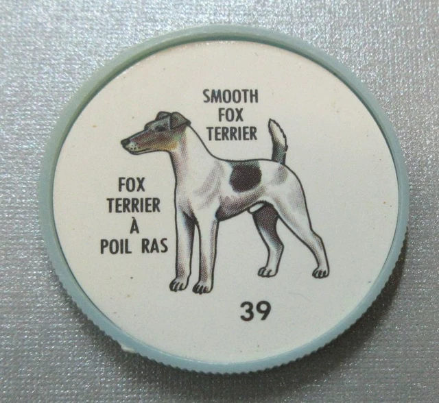 1960'S HUNTER'S POTATO Chips Plastic Coin - 39 Smooth Fox Terrier $6.99 ...