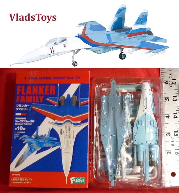F-TOYS 1/144 FLANKER Family Sukhoi Su-27S Russian Air Force, Russian ...