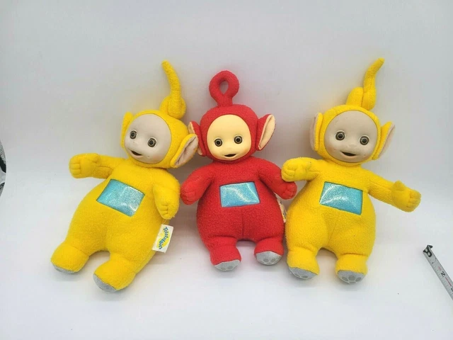 TELETUBBIES PLUSH DOLLS 1998 Vintage Original Rubber Faced Lot of 3 £15 ...