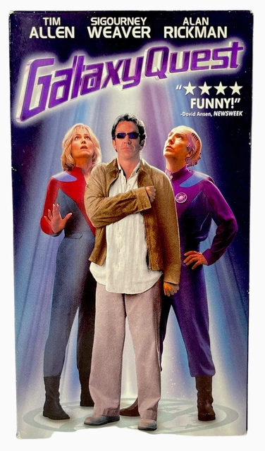 GALAXY QUEST (VHS 1999) Tim Allen, Sigourney Weaver, Alan Rickman, Sci ...