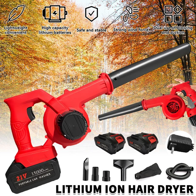Saker Portable Leaf Blower 180000 RPM Cordless Saker Cordless Leaf ...