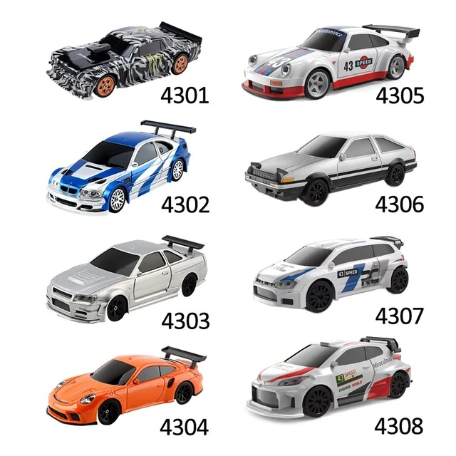 1/43 RC DRIFT Car 4WD RTR 2.4GHz High Speed Racing Remote Control ...