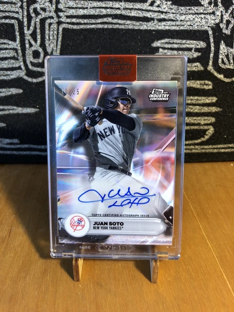 2024 TOPPS INDUSTRY Conference #A-JS Juan Soto Auto/25 Yankees BELLO ...