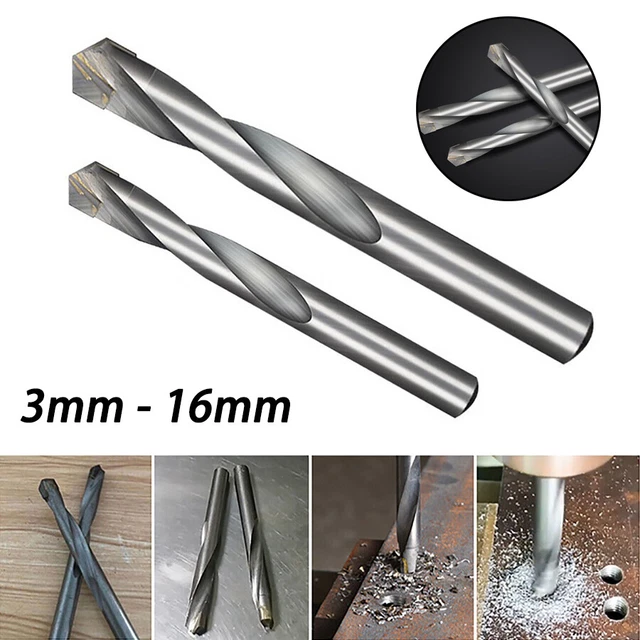 TCT DRILL BITS Tungsten Carbide Tip Twist Drills For Stainless Steel ...