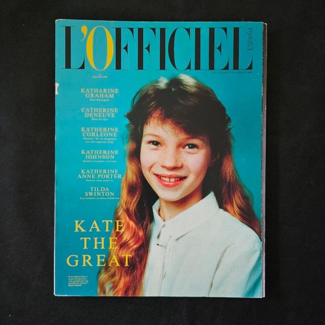 L'OFFICIEL SPANISH EDITION Magazine Kate Moss Louis Vuitton Series 3 ...