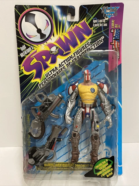 MCFARLANE TOYS SPAWN From Erik Larsen's Super Patriot Ultra-Action ...