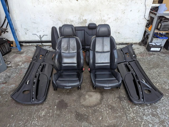 BMW E92 M3 Interior Seats Pre LCI Black Schwarz Novillo Leather Seat ...
