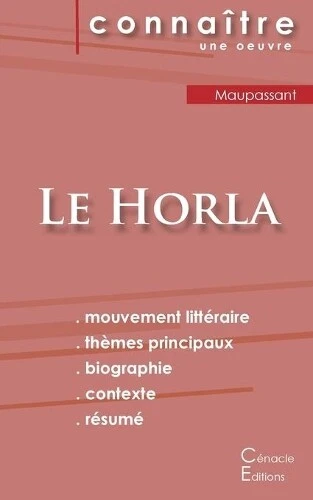 GUY DE MAUPASSA Fiche de lecture Le Horla de Maupassant (analyse ...