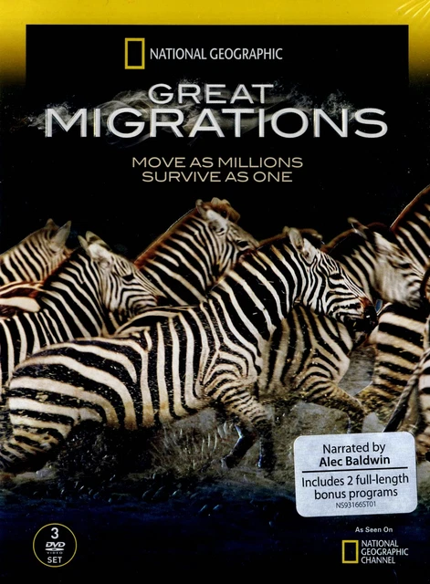 GREAT MIGRATIONS - National Geographic - Alec Baldwin Narrates New DVD ...