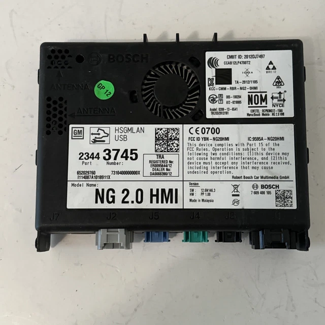 2014 SILVERADO SIERRA Hmi Human Machine Interface Module Oem 23443745 ...