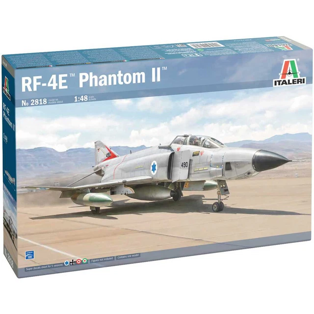 ITALERI RF-4E PHANTOM II Military Jet Aircraft Model Kit 2818 Scale 1/48 EUR 40,04 - PicClick DE