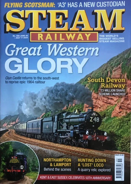 BACK ISSUE: STEAM Railway Magazine: No. 559: 2024-07: July. £2.02 ...