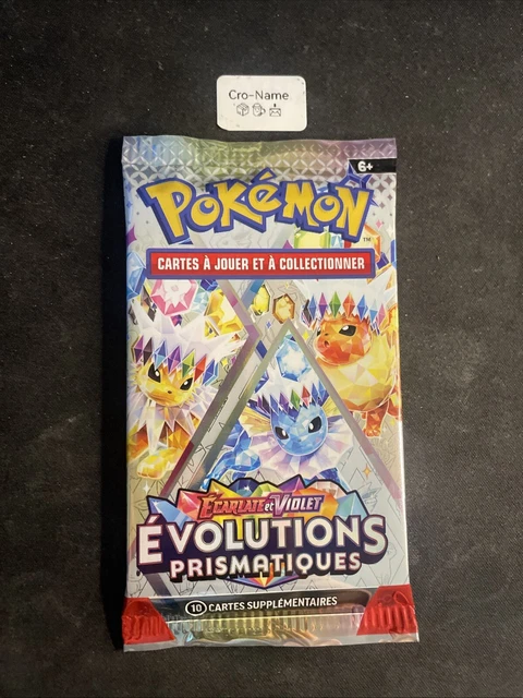 BOOSTER POKÉMON - evolution prismatique - 8.5 FR - Scellé Sortie De ...