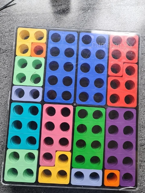 NUMICON BOX OF 80 Numicon Shapes Complete Set Oxford University Maths £ ...