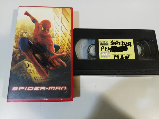SPIDER-MAN 1 MARVEL Sam Raimi Tobey Maguire VHS Kassette Tape Spanisch ...