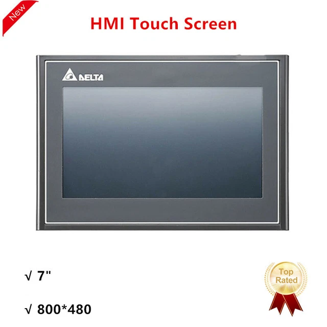 7& HMI TOUCH Screen HMI Panel Human Machine Interface Display DELTA DOP ...