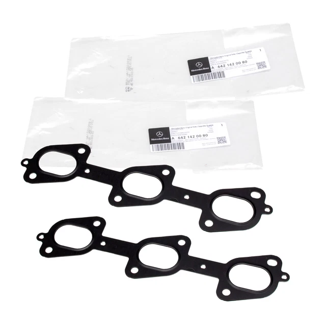 2X ORIGINAL MERCEDES Krümmerdichtung W203 W204 W211 W212 W213 OM642 ...