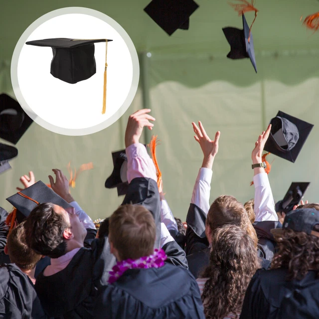 ADJUSTABLE ADULTS STUDENT Board Graduation Hat Fancy Dress Accessory £9 ...