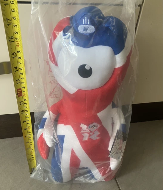 LONDON 2012 OLYMPIC Mascot Union Jack Wenlock Plush Toy - Brand New ...