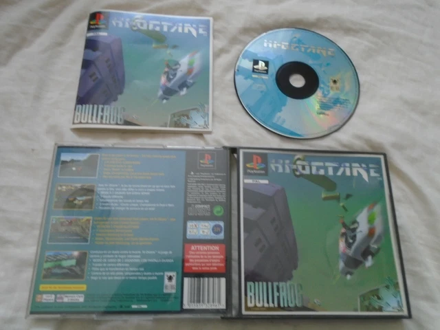 HI-OCTANE PS1 (COMPLETO) Bullfrog rara etichetta nera originale Sony ...
