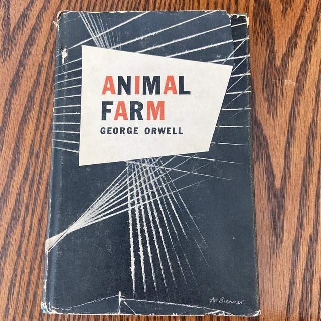 ANIMAL FARM GEORGE Orwell 1946 Harcourt Brace Very Early BCE W/Dust ...