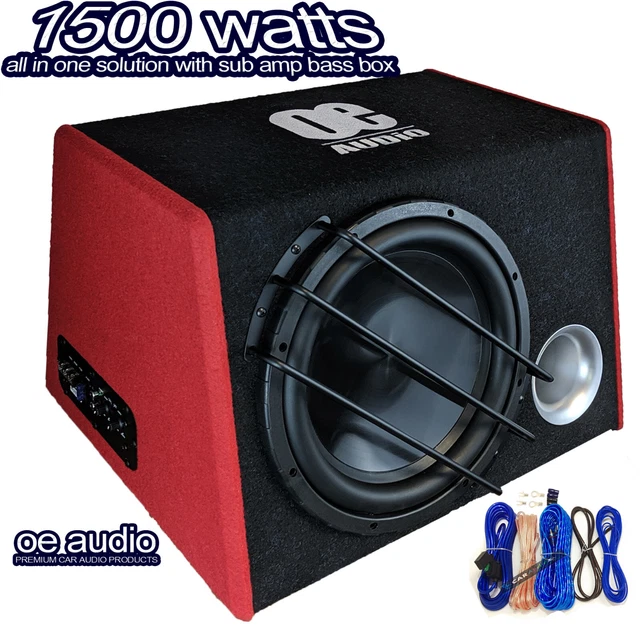 OE AUDIO AMPLIFIED Bass Box With 12”Sub woofer amazing performance ...