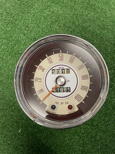 CLASSIC MINI SMITHS Speedometer Speedo Vintage Dashboard Gauge Austin £ ...