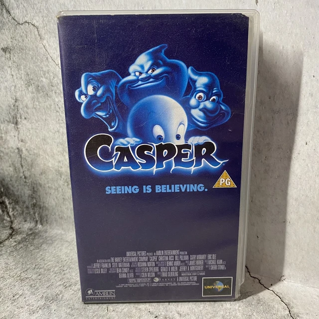 CASPER VHS VIDEO Cassette Tape - Retro - With Rare Casper Gaming ...