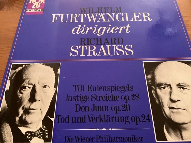 WILHELM FURTWÄNGLER,LP,DIRIGIERT RICHARD Strauss EUR 3,00 - PicClick DE