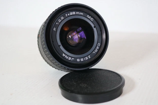 CARL ZEISS JENA P 1:2.8 f-28mm MC Wide Angle Lens (PB Mount) £30.00 ...