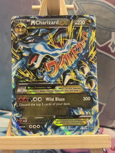 POKÉMON TCG XY Flashfire M Charizard EX Ultra Rare Card 69/106 LP £78. ...