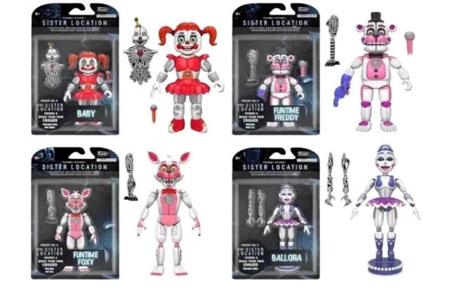 EXCLUSIVE FNAF FIVE NIGHTS AT FREDDY'S FUNTIME Ennard FREDDY ACTION ...