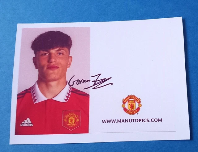 ALEJANDRO GARNACHO MANCHESTER United Club Card RE PRINT Printed ...