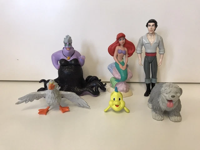 DISNEY THE LITTLE Mermaid Ariel Figure Bundle Set £25.00 - PicClick UK