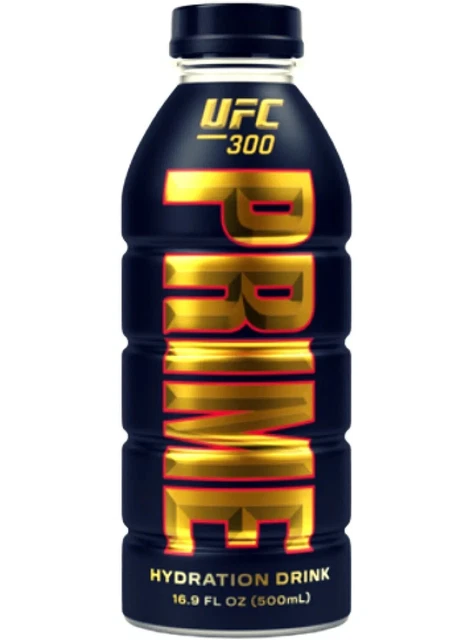 PRIME UFC 300 Hydration 500ml LIMITED Exclusive - USA IMPORT Logan Paul ...