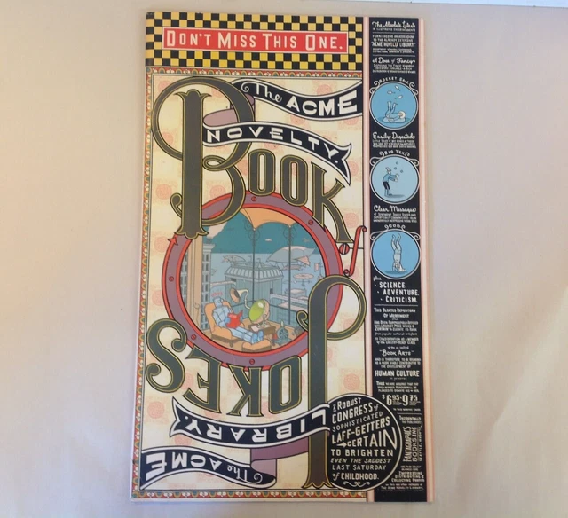 VINTAGE ÉTÉ 1996 The Acme Novelty Library livre de blagues Chris Ware ...