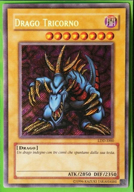 YU GI OH - Drago Tricorno - LDD - RARA SEGRETA - near MINT EUR 36,00 ...