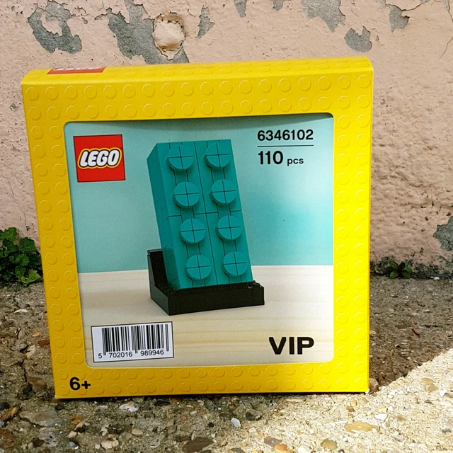 LEGO BRIQUE BLEUE turquoise géante VIP 6346102 Boîte neuve EUR 20,00 ...