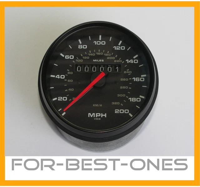 NEW PORSCHE SPEEDOMETER 911 964 993 Turbo Speedometer 99364154700mp/h ...