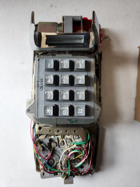 Vtg Western Electric Telephone Touch Tone Keypad And Base No Cover 2554