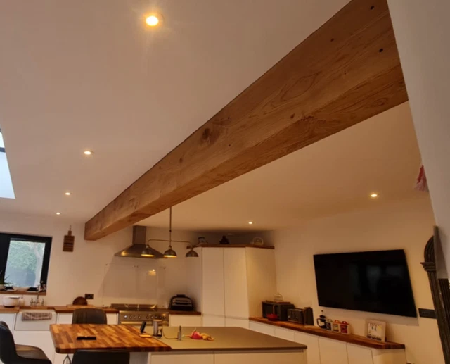 Bespoke Oak Beam Box Rsj Cover Cladding False Beam £27 00 Picclick Uk