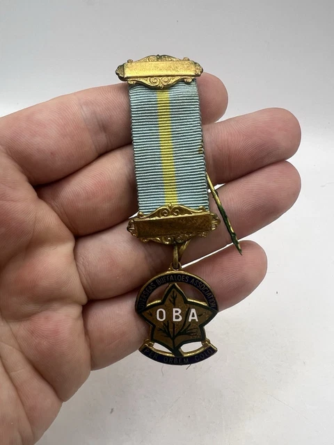RAOB GLE MEDAL OBA Overseas Buffaloes Association Buffalo Masonic ...