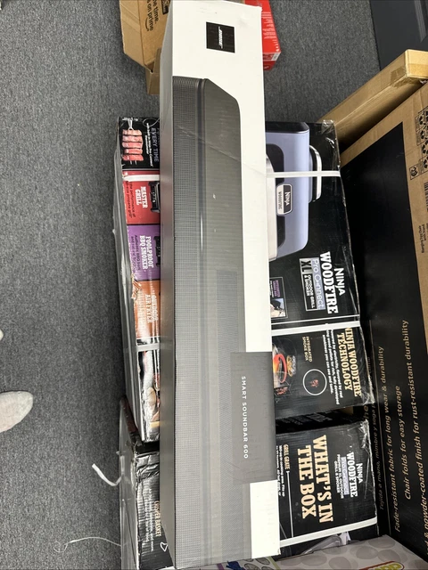 BOSE SMART SOUNDBAR 600 - Black Alexa Google AirPlay Dolby Audio Wifi ...