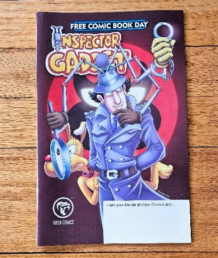 GADGET INSPECTOR FCBD Free Comic Book Day 2011 Viper Comics très joli ...