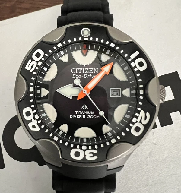 CITIZEN ECO DRIVE Promaster Diver “Orca” Titanium - “First Series ...