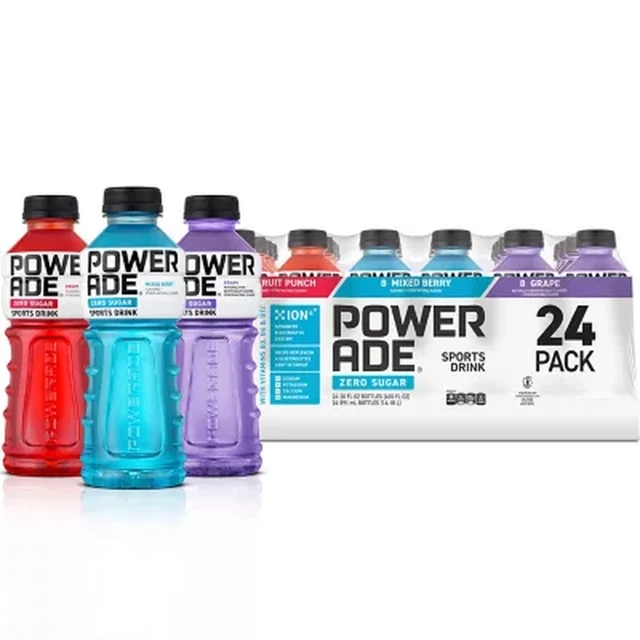 POWERADE ZERO SPORTS Drink Variety Pack (20 fl. oz., 24 pk.) $41.52 ...