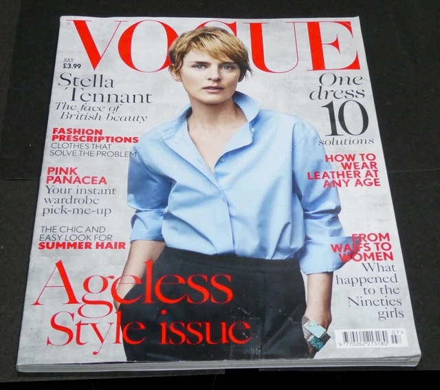 VOGUE MAGAZINE JULY 2015 - AGELESS STYLE issue. Stella Tennant, Brit ...